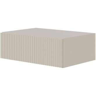 Selsey Selsey - veldio - Table de chevet - suspendue - 50 cm - taupe (gris-beige)