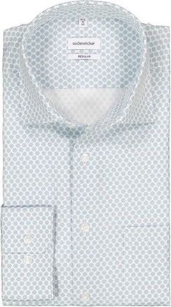 Seidensticker Seidensticker Herren Hemd gr&uuml;n Baumwolle