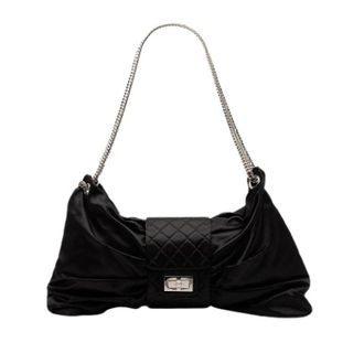 Chanel Pre-owned Vintage Quilted Satin Shoulder Bag - - Pre-owned - Damen - Schwarzk - ONE SIZE