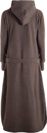 vishes Ballonkleid Warmes langes Winterkleid aus Fleece mit Daumenl&ouml;chern Taschen Kapuze Alternative Bekleidung, Ethno, Hippie, Retro Style