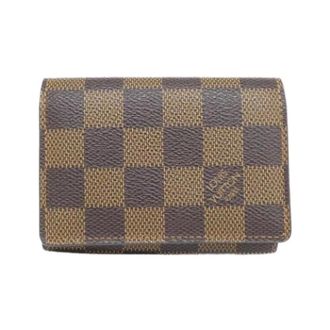 Louis Vuitton Porte-cartes de visite Damier Pre-owned - Femme - Pre-owned - Brun - Taille: ONE Size