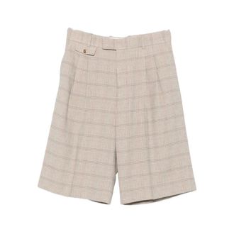 Dr&ocirc;le de Monsieur Short Long &agrave; Carreaux - - Shorts - Herren - Beige - S