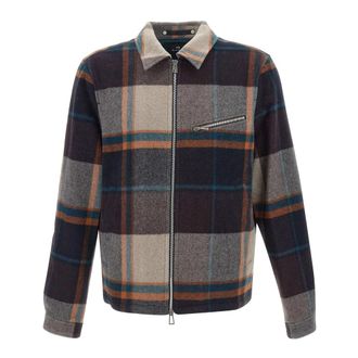Paul Smith Karierte Harrington Jacke in Multicolor - - Jackets - Herren - Mehrfarbig - S