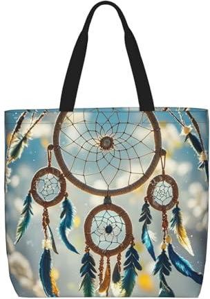 Generic Attrape-R&ecirc;ves Am&eacute;rindien Sac A Main Femme L&eacute;ger Tote Bag Grand Sac A Main Femmes Pour Shopping Voyage Travail