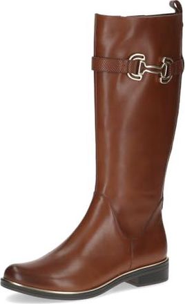 Caprice Femme Damen 9-25516-45 Botte Haute Jusquau Genou, Cognac Comb, 37.5 EU