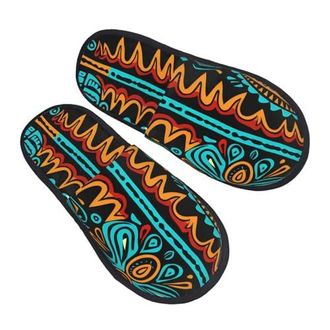 Generic &Eacute;gypte Antique Et Ethnique Africaine Homme Femme Slippers L&eacute;g&egrave;res Pantoufles Respirantes Chaussons Pour Hiver Maison Automne L