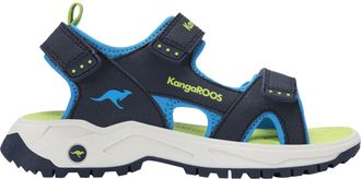 Kangaroos Unisex Kinder K-as Ture Sandale, Dk Navy Lime, 32 EU