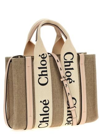 Chlo&eacute; Woody Tote Bag - Beige