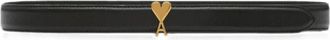 Ami Ceinture &agrave; boucle Ami de Coeur 25mm - unisex - Accessoires - Noir - Taille: 85 CM