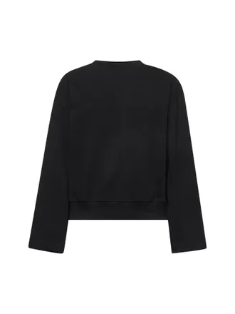 Dries Van Noten Womens Sweatshirt Black Cotton Sweatshirts Sweater