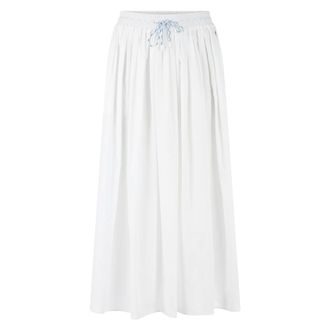 Marc Cain Femme, Jupes, Blanc, Taille: 42 FR Halblanger Rock