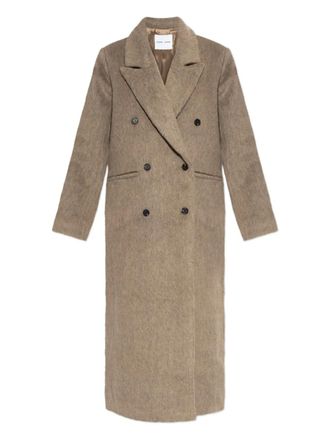 Sams&oslash;e & Sams&oslash;e manteau Sajilla &agrave; boutonni&egrave;re crois&eacute;e - Tons neutres