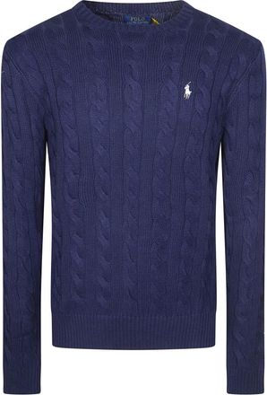 Polo Ralph Lauren Homme, Pulls, Bleu, Taille: XL Maglia Gc Treccia