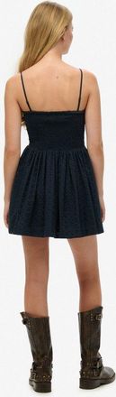 Superdry Sommerkleid BRODERIE CAMI MINI DRESS mit sch&ouml;ner Lochstickerei