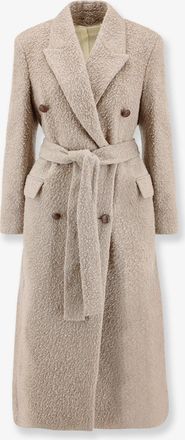 Golden Goose Wrinkled virgin wool blend coat - GOLDEN GOOSE DELUXE BRAND - gender_Woman