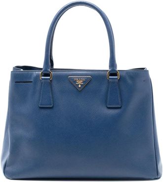 Prada Hobo Bags - Medium Saffiano Lux Galleria Tote - Gr. unisize - in Blau - f&uuml;r Damen