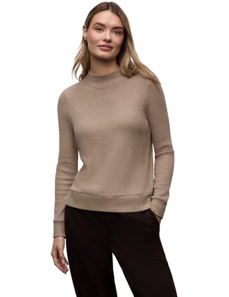Street One Softes Turtleneck Shirt Light Terra Mocha Mel. 38
