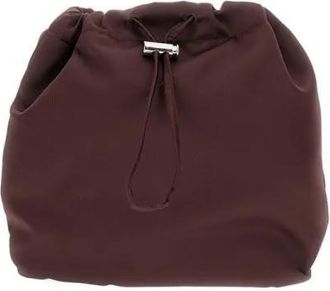 Plan C Beuteltaschen - Bordeaux Round Bag With Drawstring Closure - Gr. unisize - in Rot - für Damen