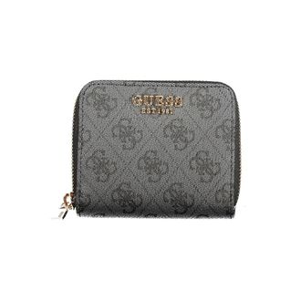 Guess Schwarze Polyethylen Damen Geldb&ouml;rse Laurel II SLG - - Accessories - Damen - Grau - ONE SIZE