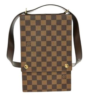Louis Vuitton Pre-owned Portobello Messenger - Femme - Pre-owned - Brun - Taille: ONE Size