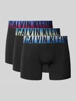 Calvin Klein Underwear Pant & Trunk mit elastischem Label-Bund im 3er-Pack Modell BOXER BRIEF