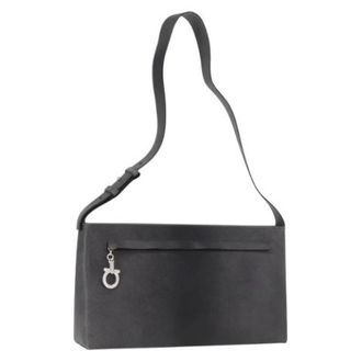 Ferragamo Sac bandouli&egrave;re Pre-owned - Femme - Pre-owned - Gris - Taille: ONE Size