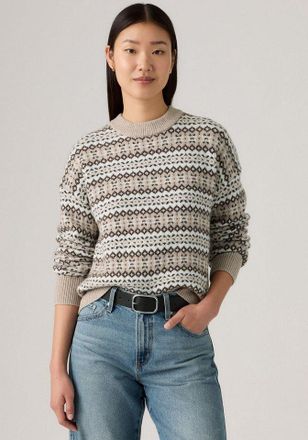 Levi's Rundhalspullover INES SWEATER NEUT Materialmix mit w&auml;rmendem Wollanteil