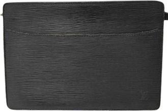 Louis Vuitton unisex, Pre-owned, Noir, Taille: ONE Size Sac clutch Epi Pre-owned