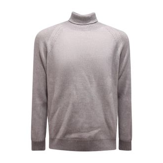 Eleventy Homme, Pulls, Gris, Taille: L Pull Col Roulé Dolcevita