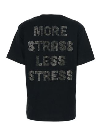Pinko Womens T-Shirt Crew Neck Black Cotton T-Shirts & Jerseys