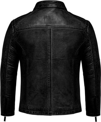 Amaci & Sons Lederjacke ANTIOCH Lederjacke Herren Echtleder Lederjacke Biker Zipper Jacke