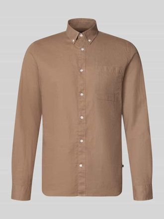 Matinique Regular Fit Freizeithemd mit Leinen-Anteil