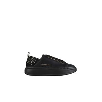 Alexander Smith Wembley Donna aus schwarzem Leder mit Nieten an der Ferse und schwarzer Sohle - - Shoes - Damen - Schwarzk - 40 EU