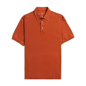 Fedeli Polo Granito North - - Tops - Herren - Orange - M