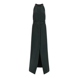 Tom Ford Femme, Robes, Vert, Taille: 38 FR Robe &agrave; encolure am&eacute;ricaine