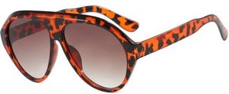 Generic Lunettes De Soleil Rondes Surdimensionnées Tendance For Femmes Lunettes De Soleil Polarisées Dextérieur For Hommes For La Conduite, Le Sport Et Les Va