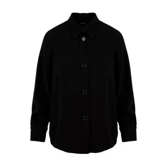 Aspesi Stilvolle Damenbluse in Schwarz - - Blouses & Shirts - Damen - Schwarzk - XL