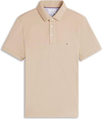 Tommy Hilfiger Slim Fit Poloshirt 1985 mit Stretch und Flag-Stickerei, Slim Fit in
