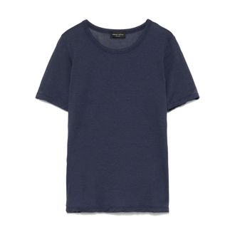 Roberto Collina Damen, Oberteile, Blau, SGr&ouml;&szlig;e