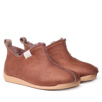 Toni Pons Damen-Hausschuh aus Stoff - MOSCU-BD - Braun, 38 EU