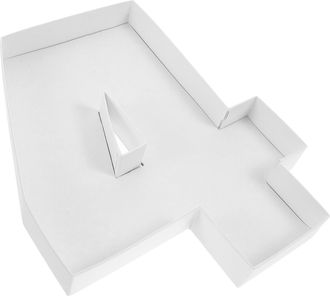 OSALADI Befüllbare Zahlenbox Aus Karton Für Jubiläums-/geburtstagspapier Charcuterie-zahlentablett Multifunktionaler Party-snackbehälter