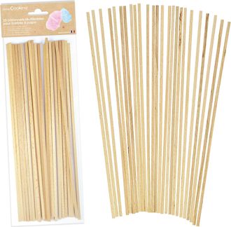 ScrapCooking 25 Essst&auml;bchen fur Zuckerwatte, Braun