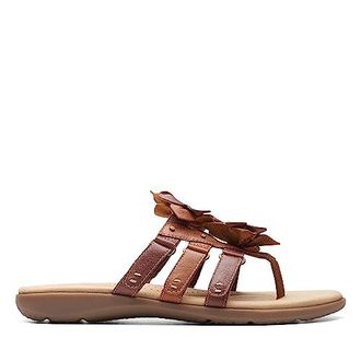 Clarks Femme Elizabelle Mae Tongues, Tan Combi, 38 EU