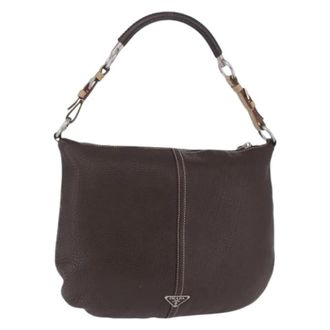 Prada Sac bandouli&egrave;re vintage doccasion - Femme - Pre-owned - Brun - Taille: ONE Size