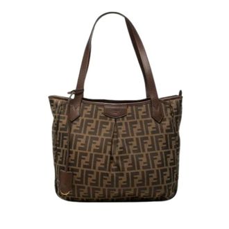 Fendi Pre-owned Zucca Tote Bag - Femme - Pre-owned - Brun - Taille: ONE Size