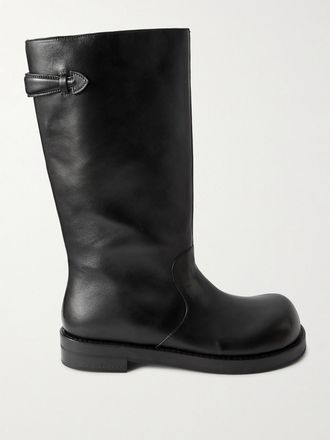 Acne Studios Bottes En Cuir Beshay - Noir