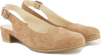 Ulla Popken Damen große Größen Übergrößen Plus Size Lederpumps, Veloursleder, Zierspange, Weite H steingrau 38 838747310-38