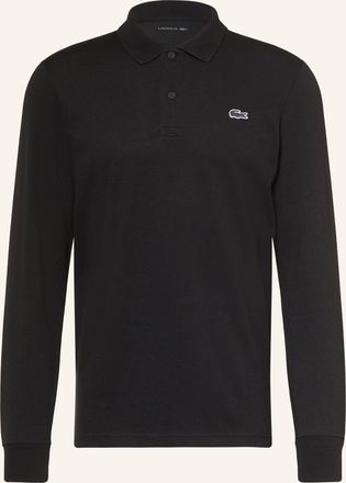 Lacoste Strick-Poloshirt schwarz