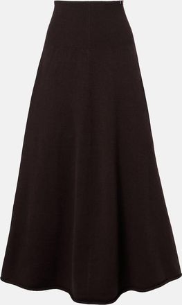 Extreme Cashmere Maxirock N°388 Ease aus einem Kaschmirgemisch