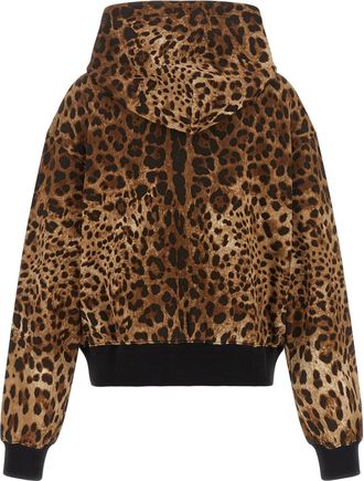 Dolce & Gabbana Womens Brown Cotton Hoodie Clothing